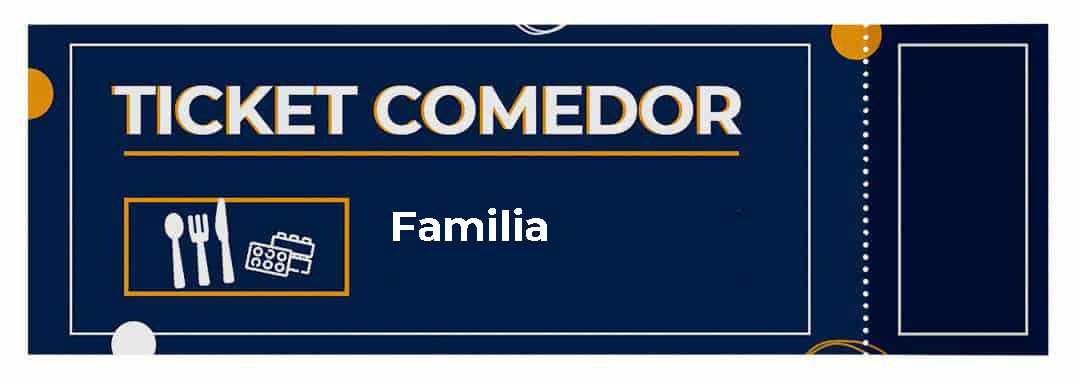 Ticket comedor familia - Colegio Sagrado Corazón